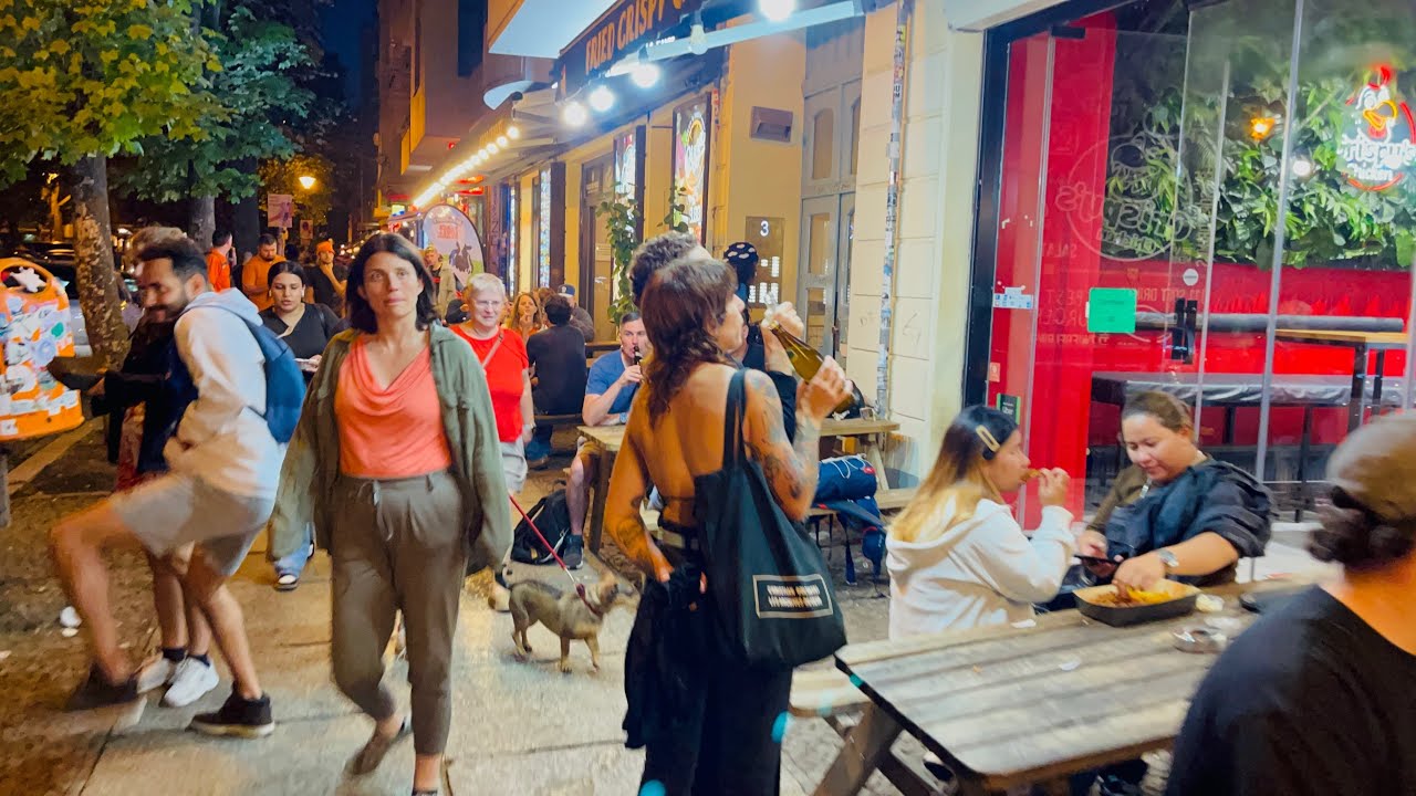Berlin Nightlife in Friedrichshain 2024 4k - YouTube