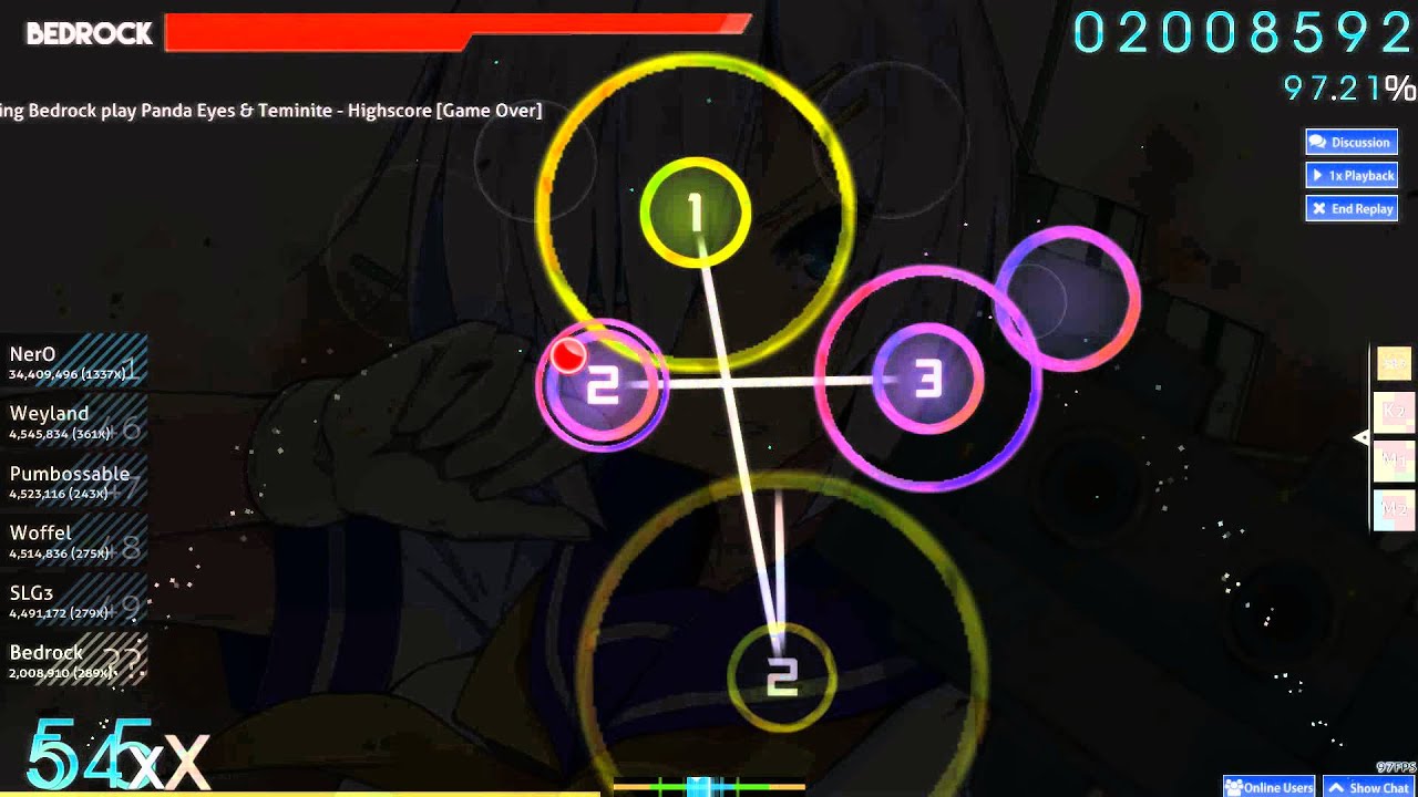 【osu!】 TOP 50 7.33 STAR JUMPS - Highscore (A, Game Over, #42) - YouTube