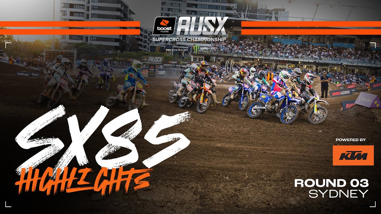 KTM SX85 Futures Highlights | Round 3 Sydney | Boost Mobile AUSX ...