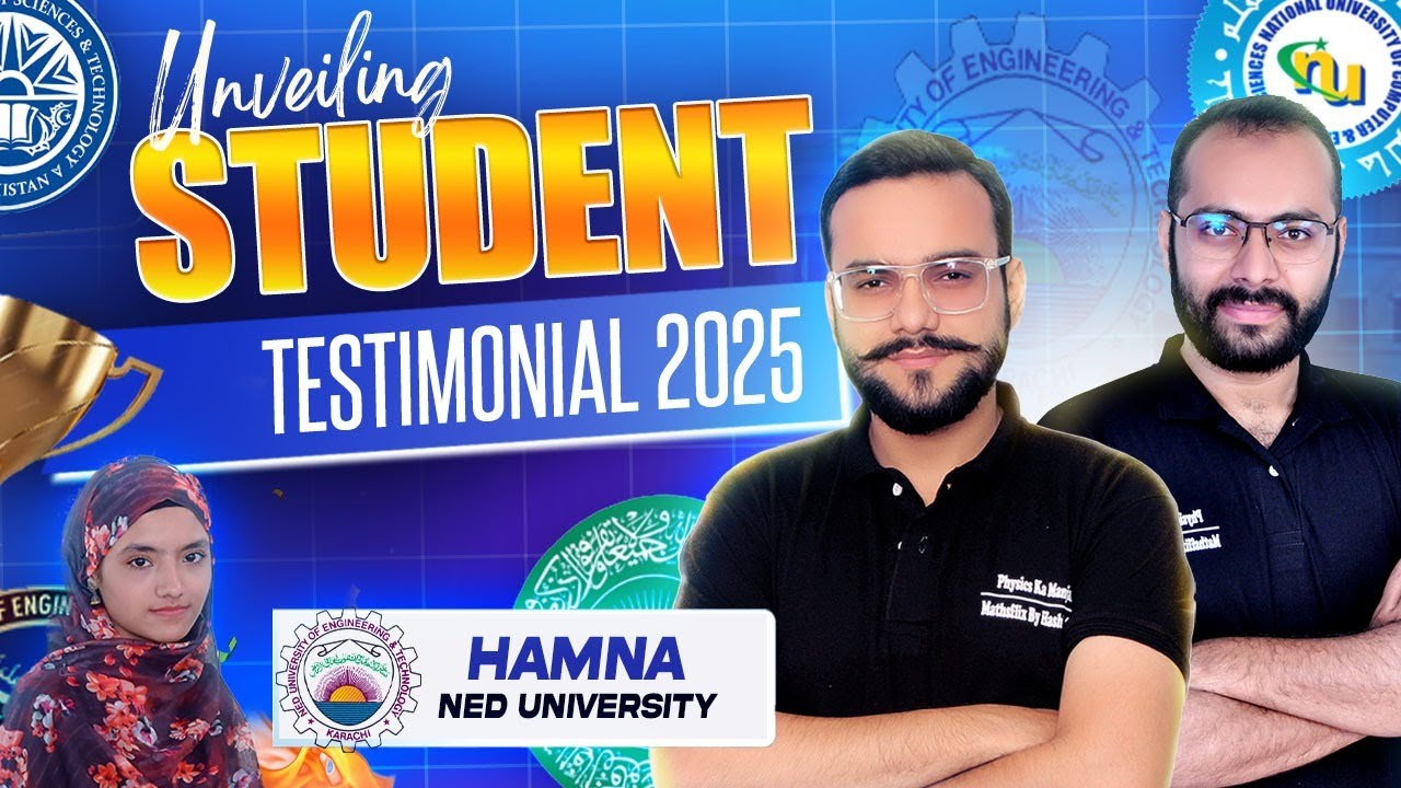 Success Story Ft. Hamna Top Position – NED University 2025 | High ...