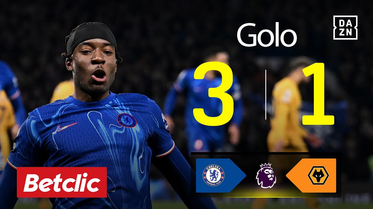 Golo de Madueke | Chelsea 3-1 Wolves | Premier League 24/25 - YouTube