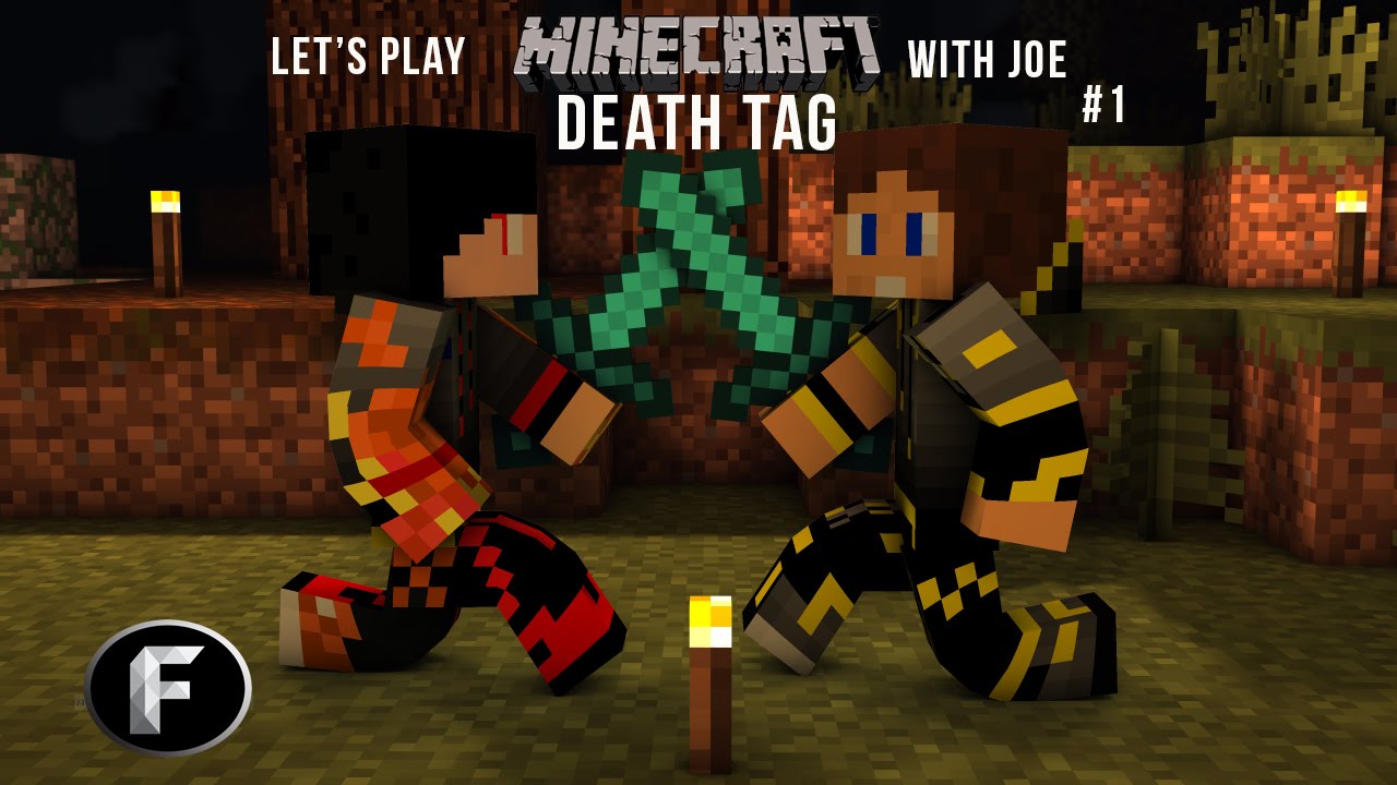 Lets Play Minecraft Death Tag With Joe Part 1: EVERYBODY RUN!!! - YouTube