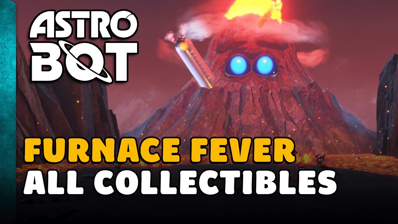 Astro Bot - Furnace Fever All Collectible Locations (All Bots, Puzzle ...