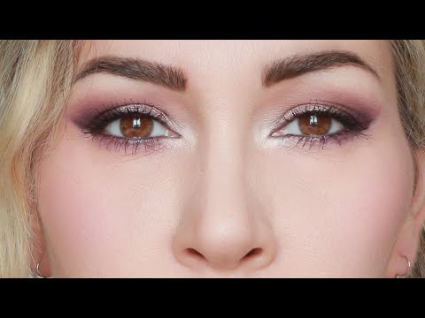 Idea trucco occhi cat eyes viola in 6 step - YouTube