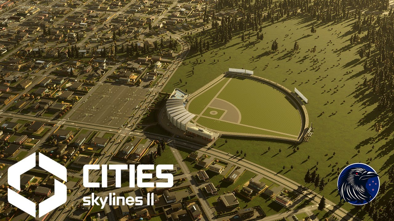 I Built a Fully Custom Baseball Stadium | Cities Skylines 2 ...