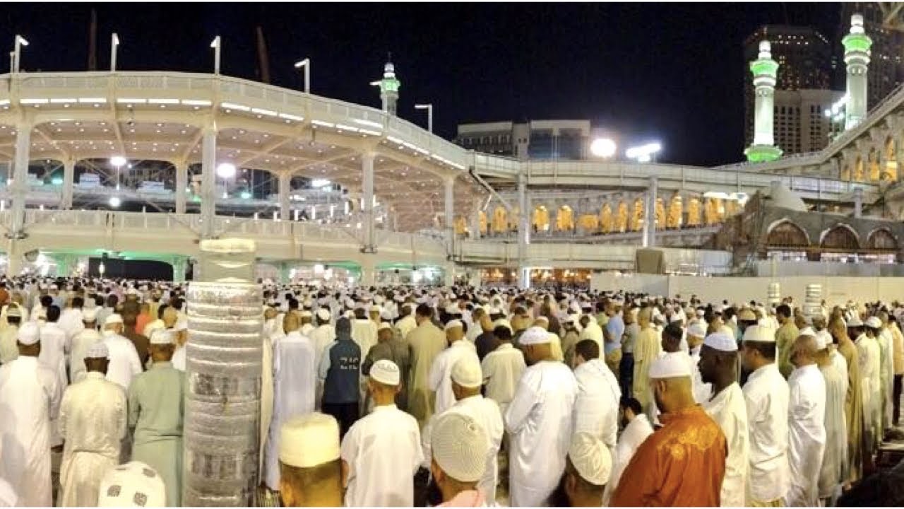 Mecca - Esha Prayer at Majid Al Haram ||نفل صلاة العشا فی المکہ المکرمہ ...