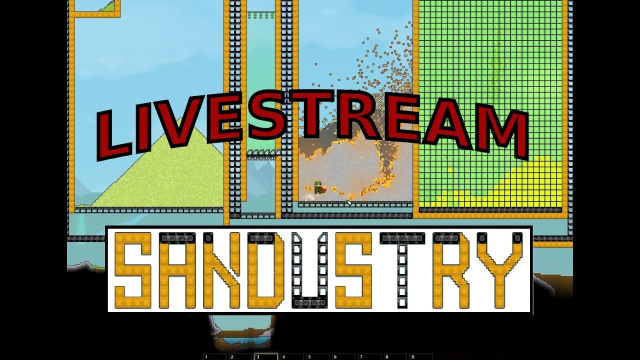Sandustry Livestream - Building the smallest factory possible? - YouTube