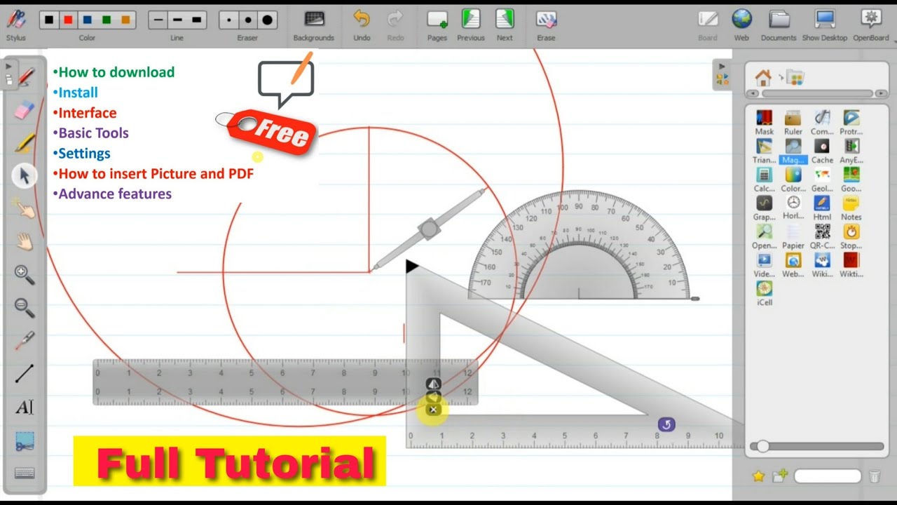 Open board | digital openboard | free whiteboard - YouTube