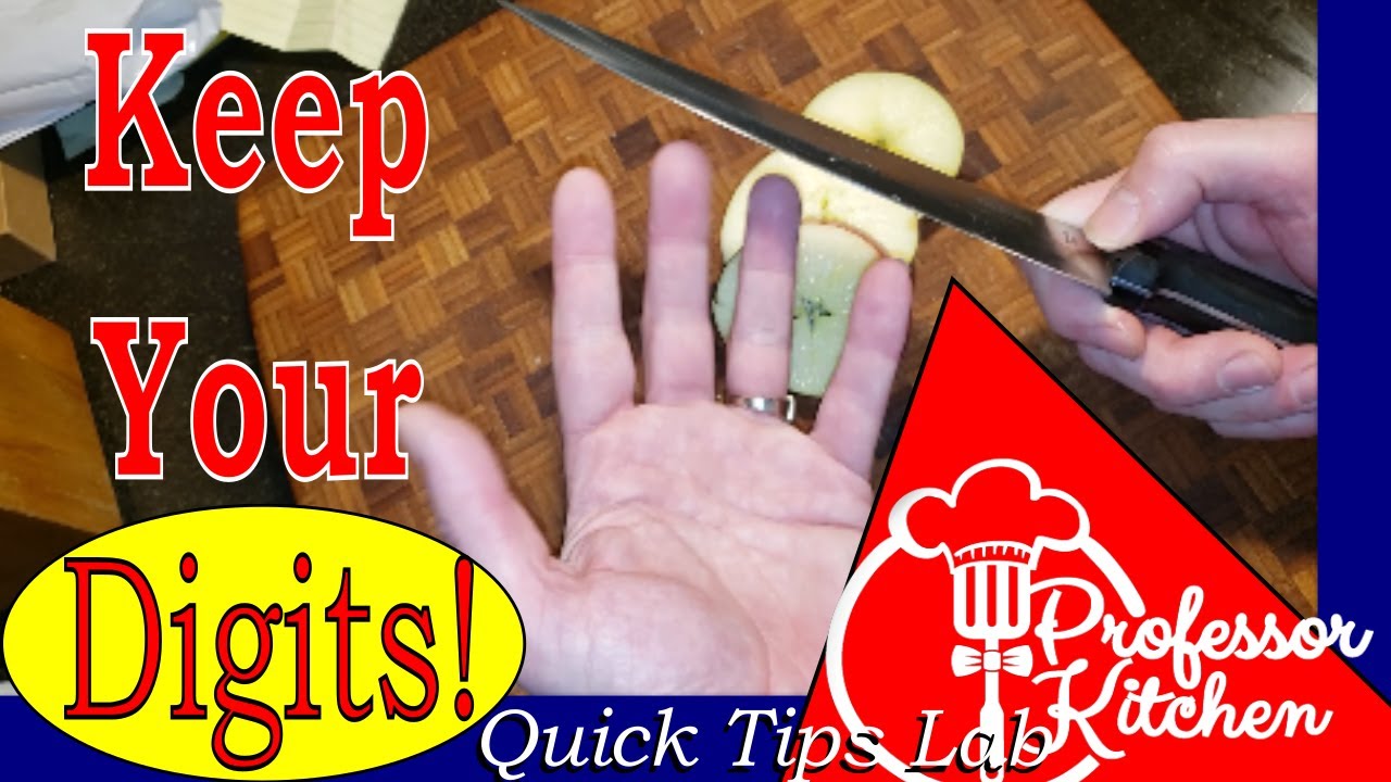 How to Not Cut Your Fingers when Cutting Food | Quick Tip Lab #2 - YouTube