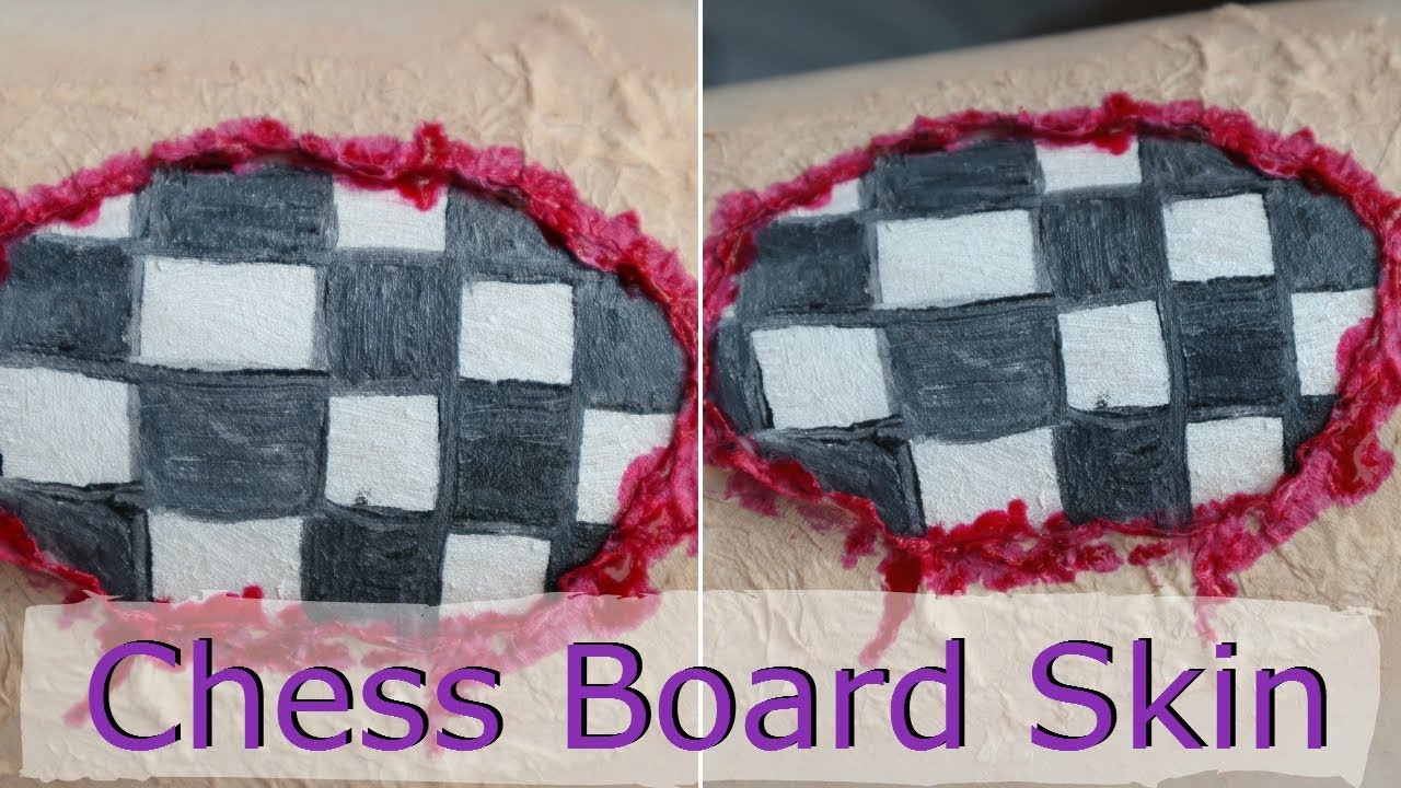 Chess Board Skin | SFX Halloween Makeup | Laura Nolan - YouTube