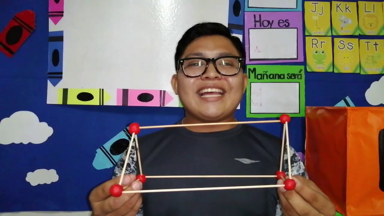 Matemáticas. Tutorial ¿Cómo hacer un prisma triangular? - YouTube