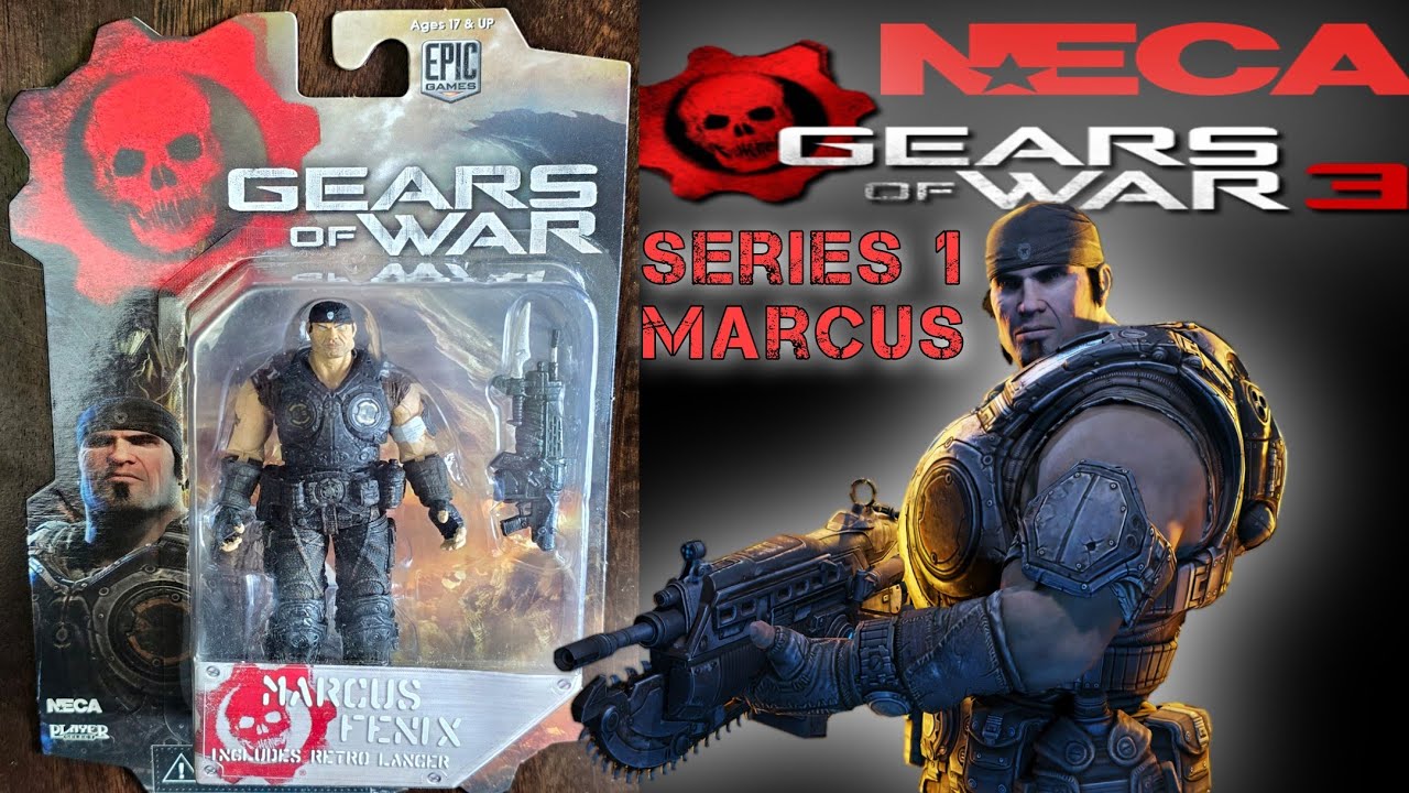 Neca Mini Marcus Fenix Series 1 Action Figure - Gears of War 3 - YouTube