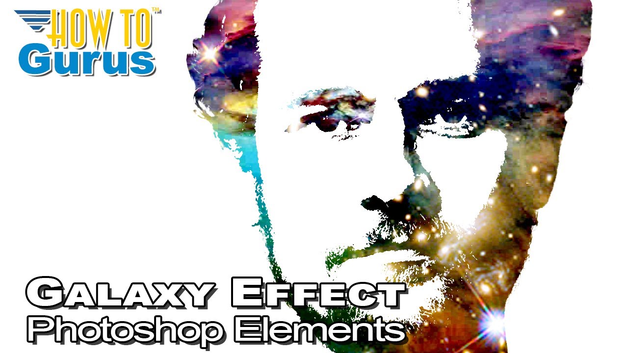 How You Can Make a Galaxy Effect Portrait in Photoshop Elements - YouTube