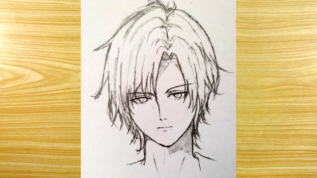 How to draw ash lynx face | banana fish | anime drawing tutorial step ...
