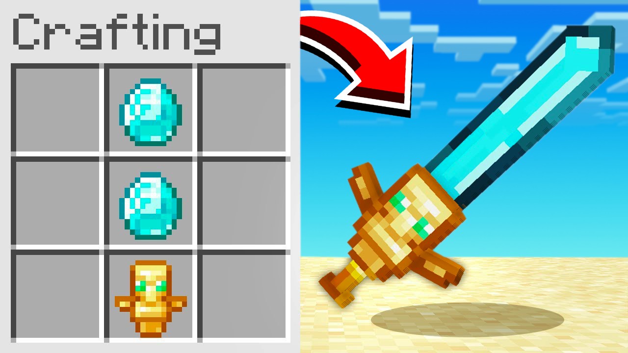 MINECRAFT, ali ITEMI su ORUZIJA :O - YouTube