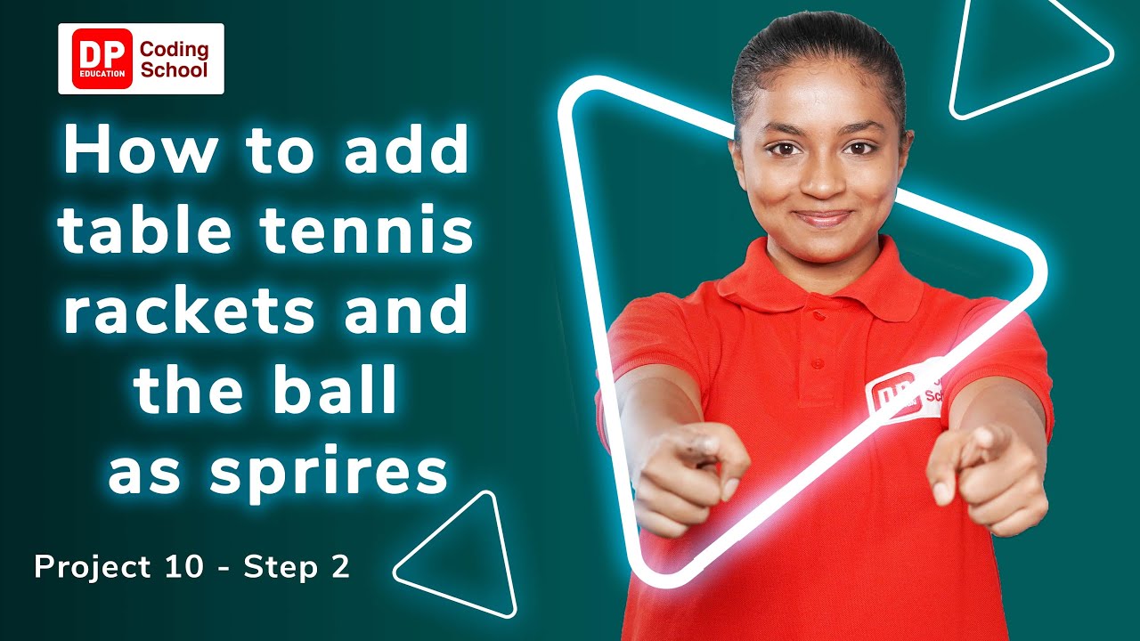 Project 10 - Step 2 - How to add table tennis rackets and balls as ...