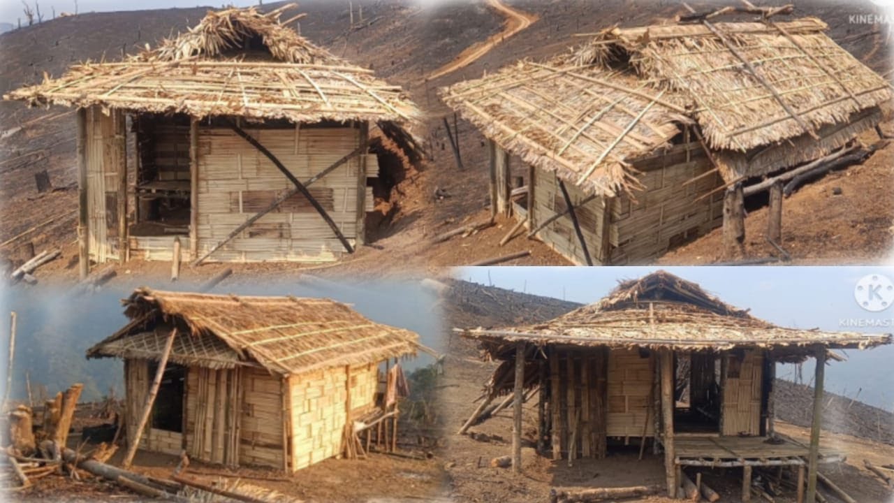 Different Types Of Naga (Ao Tribe) Resting Hut Jhum Field Cultivation ...