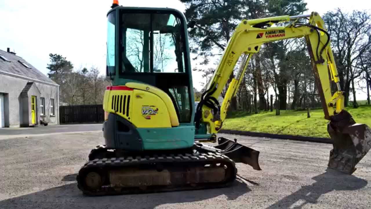 2005 Yanmar VIO30 Mini Excavator Sold - YouTube