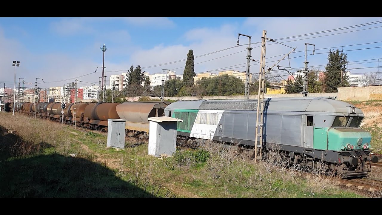 oncf DF 116 🇲🇦 / CC 72009 🇨🇵 manoeuvre à Gare de meknes 🛢⛽️ - YouTube