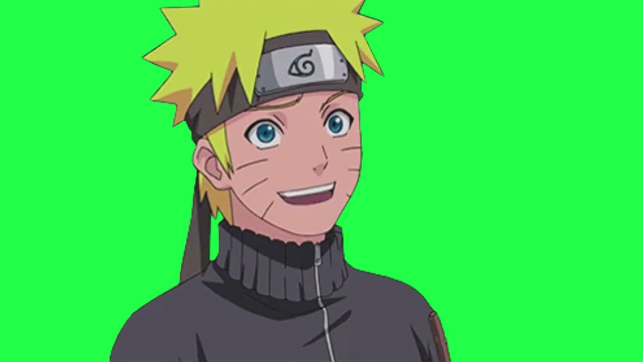 Naruto Uzumaki Anime Green Screen [4K] - YouTube