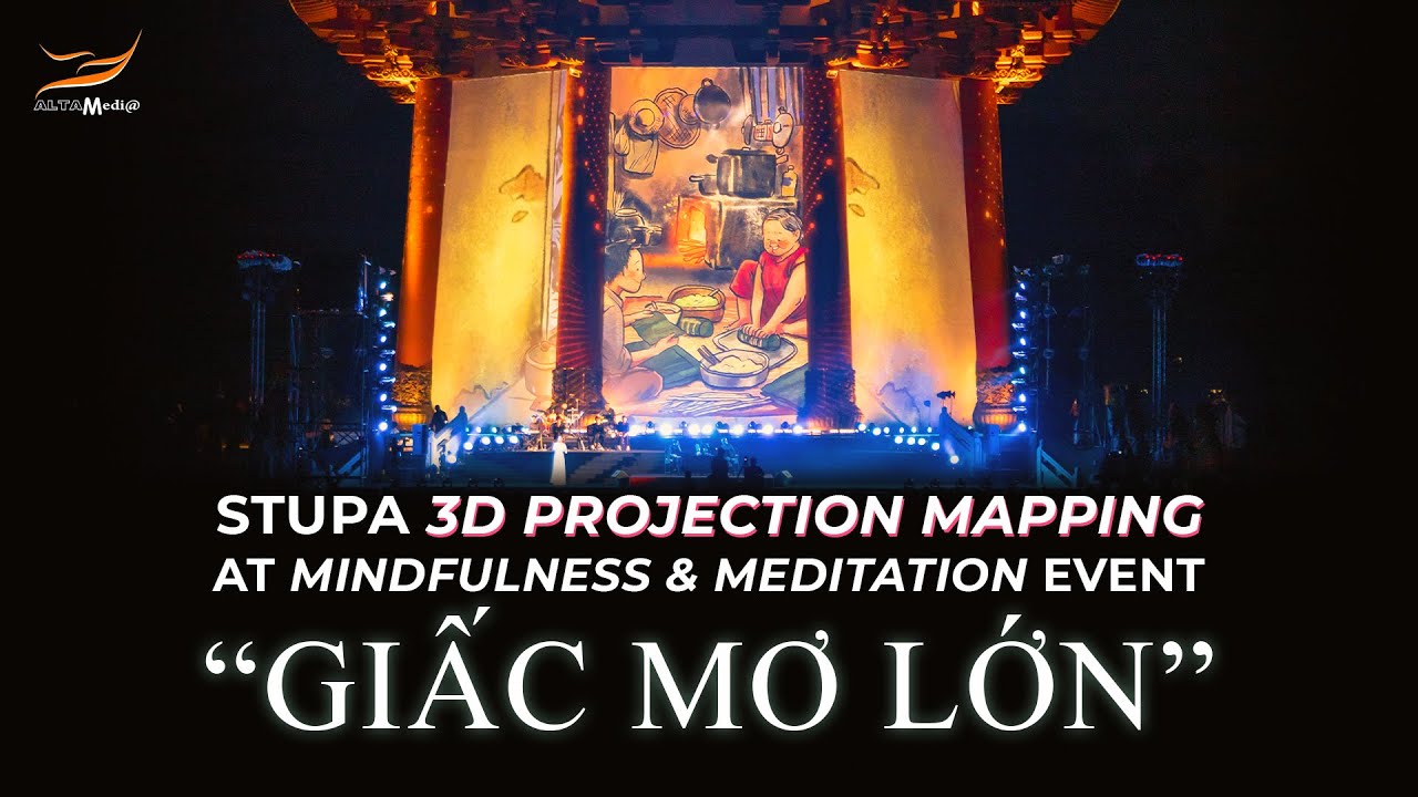 [ALTA MEDIA] Stupa 3D Projection Mapping #3d #projector #mapping - YouTube