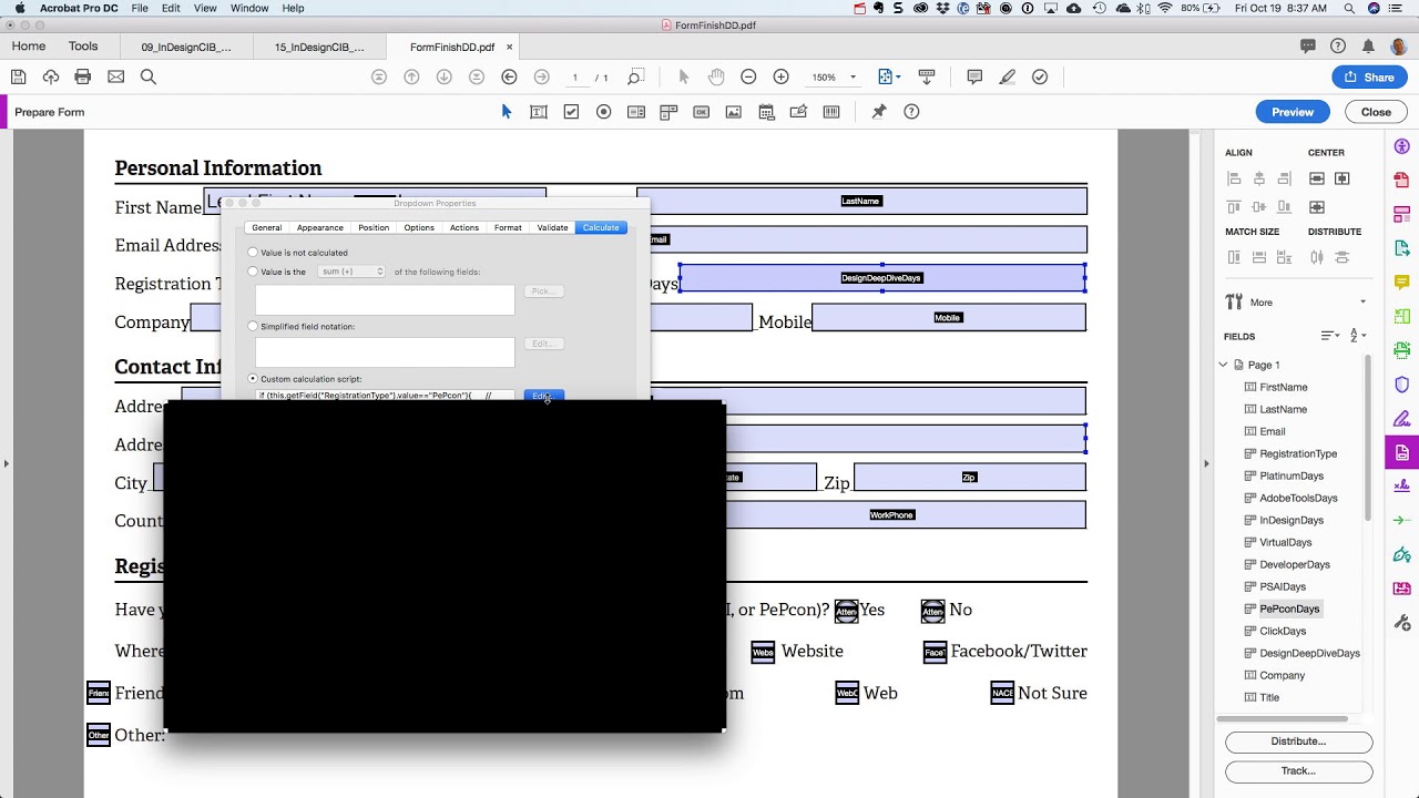 PDF Form - YouTube