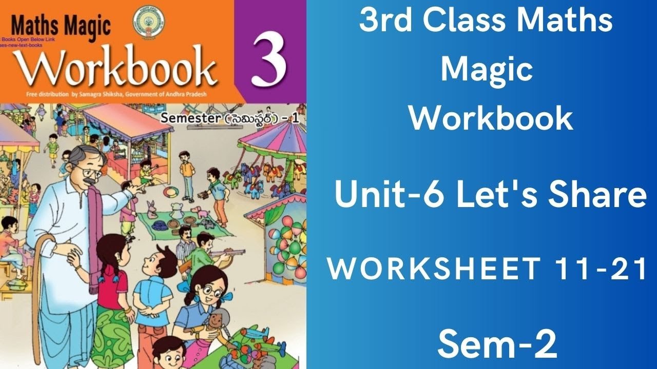 3rd Class Maths Magic Workbook Sem 2 Unit 6 Part Let s Share 3rd-class-maths-magic-workbook-sem-2-unit-6-part-let-s-share
