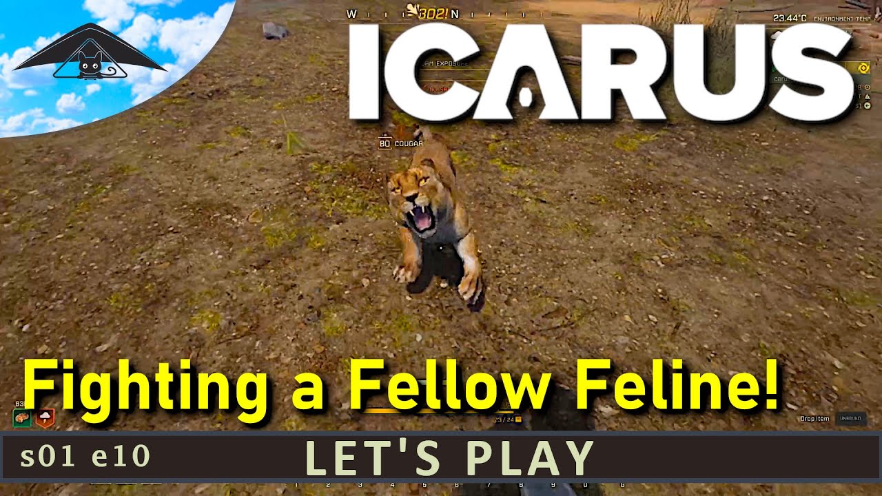 Fighting a Fellow Feline!! 🐆 | Let's Play Icarus s01 e10 - YouTube
