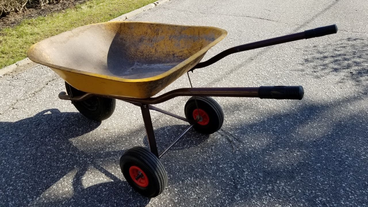 3 Wheel Wheelbarrow - YouTube