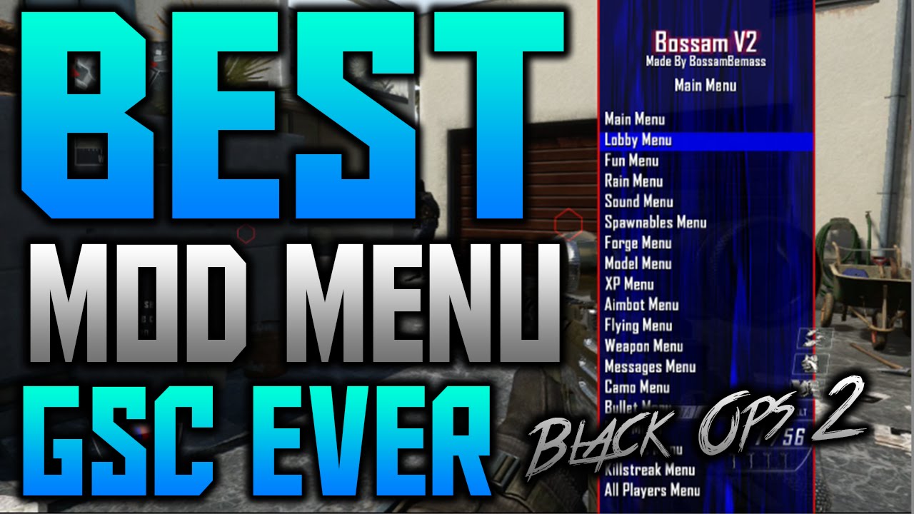 BEST GSC MOD MENU EVER?! BO2 || Alevinluk || - YouTube