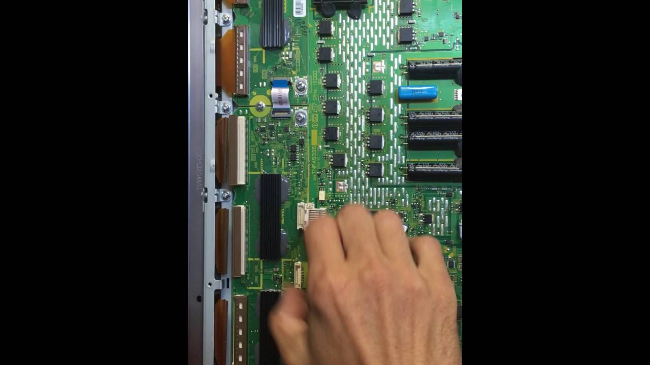 Panasonic buffer boards TNPA5341, TNPA5340 removal and install - YouTube
