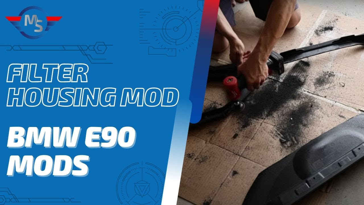 D.I.Y. cowl mod - Housing bottom part modification | E9x 328i - YouTube