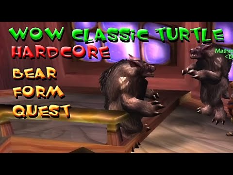 Bear Form Quest WOW Classic Turtle - YouTube