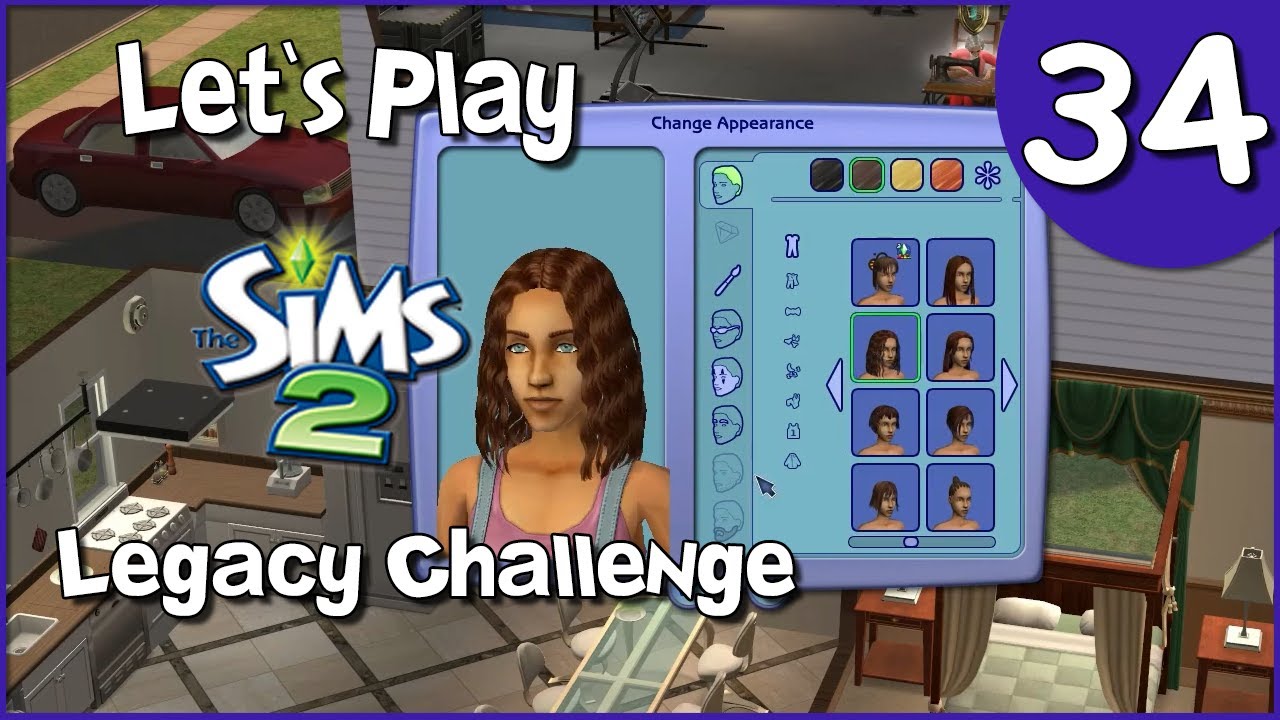 Let's Play The Sims 2 Legacy Challenge #34 - Changing Some Looks - YouTube