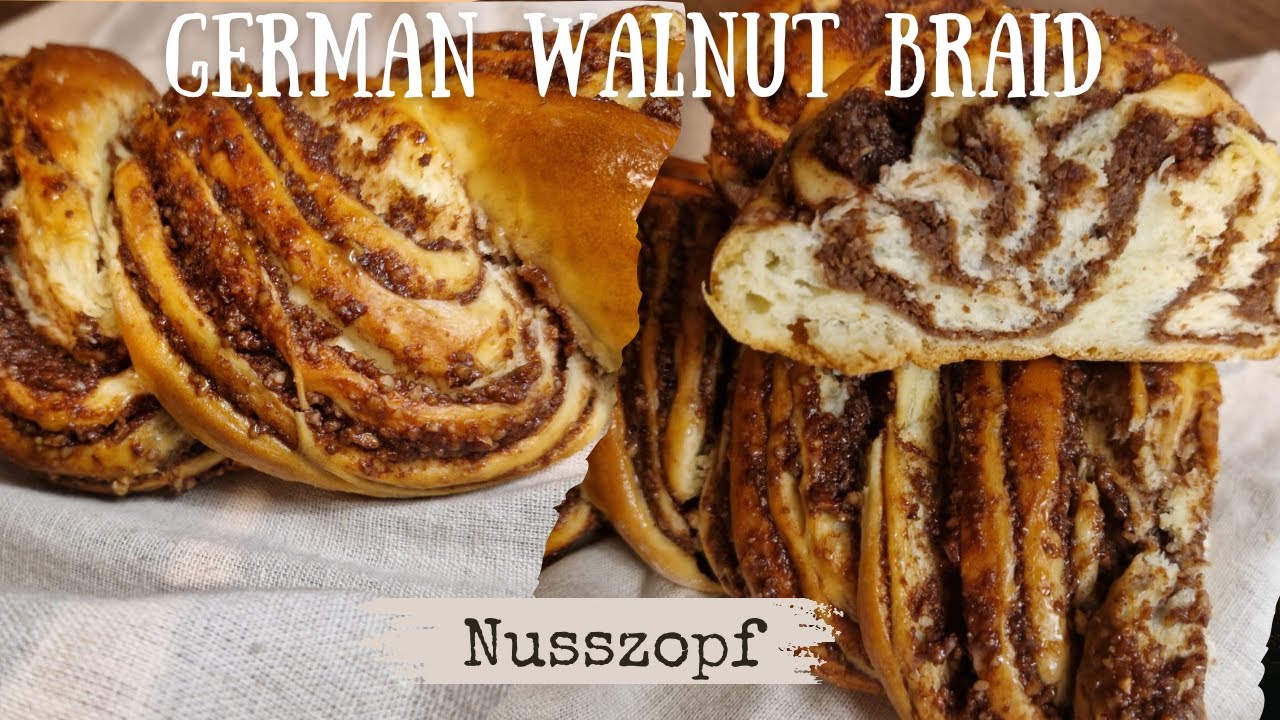 How to Make Perfect Nusszopf – German Walnut Braid Recipe - YouTube