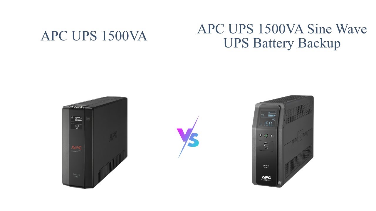 APC UPS 1500VA Comparison 🆚 - Which is Better for You? - YouTube