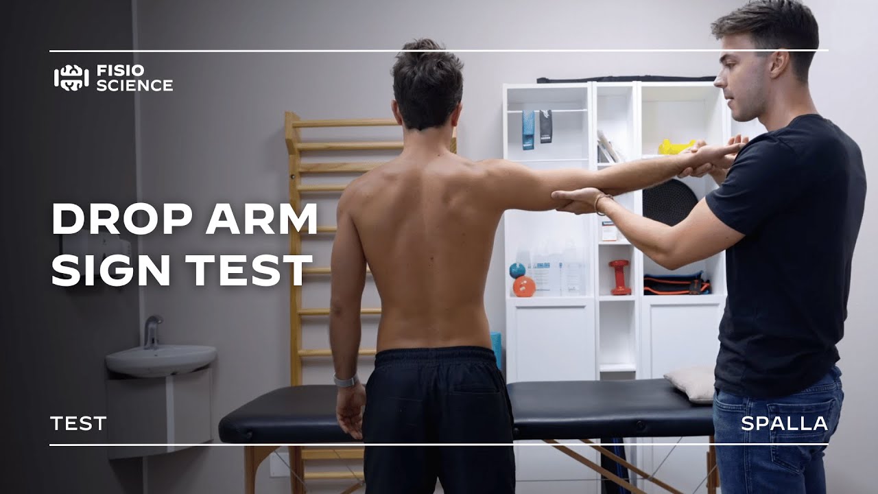 Drop Arm Sign Test | Lesione Cuffia dei Rotatori - YouTube