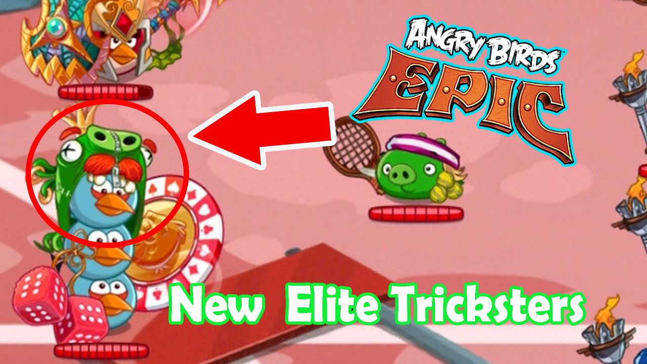 Angry Birds Epic: Blue Jay, Jake and Jim (New Elite Tricksters Helm ...