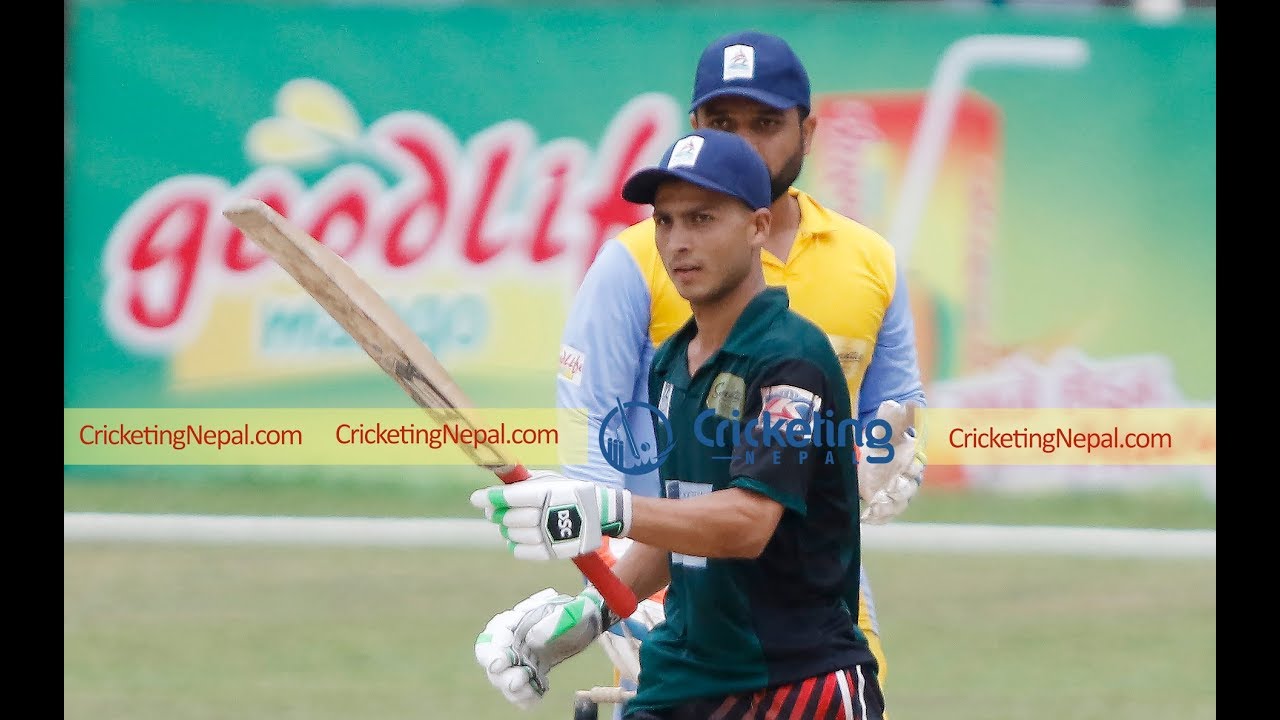 Bhim Sharki after his brilliant innings in PM Cup - YouTube