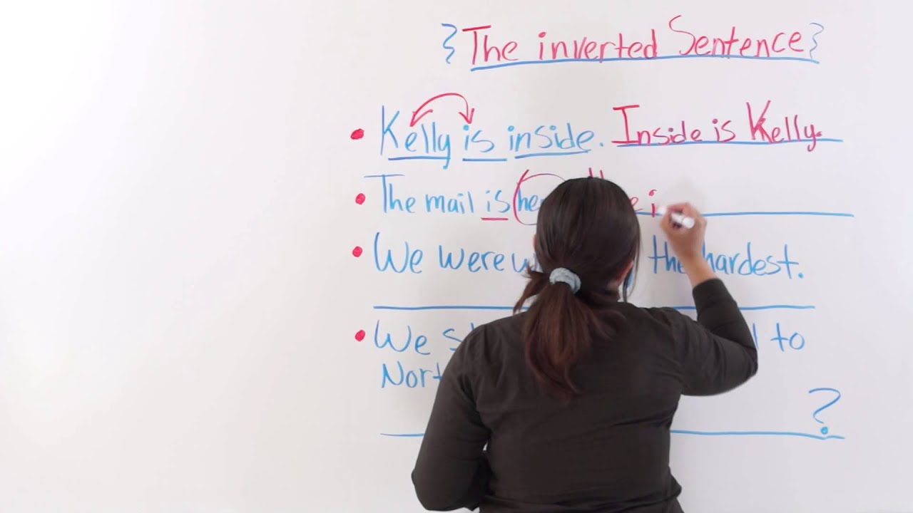 Inverted Sentences In English YouTube