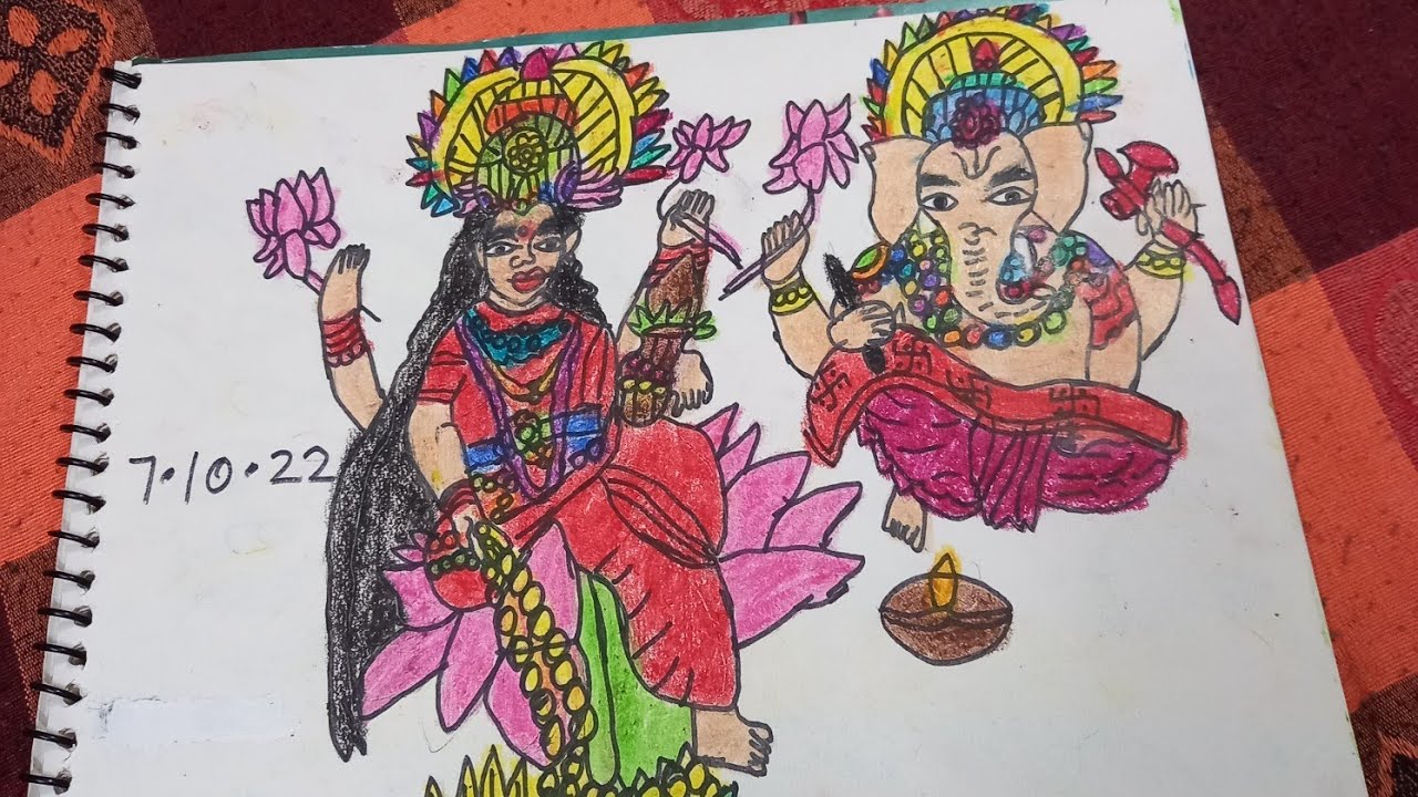 Diwali drawing || Vanshika's art || 06 - YouTube