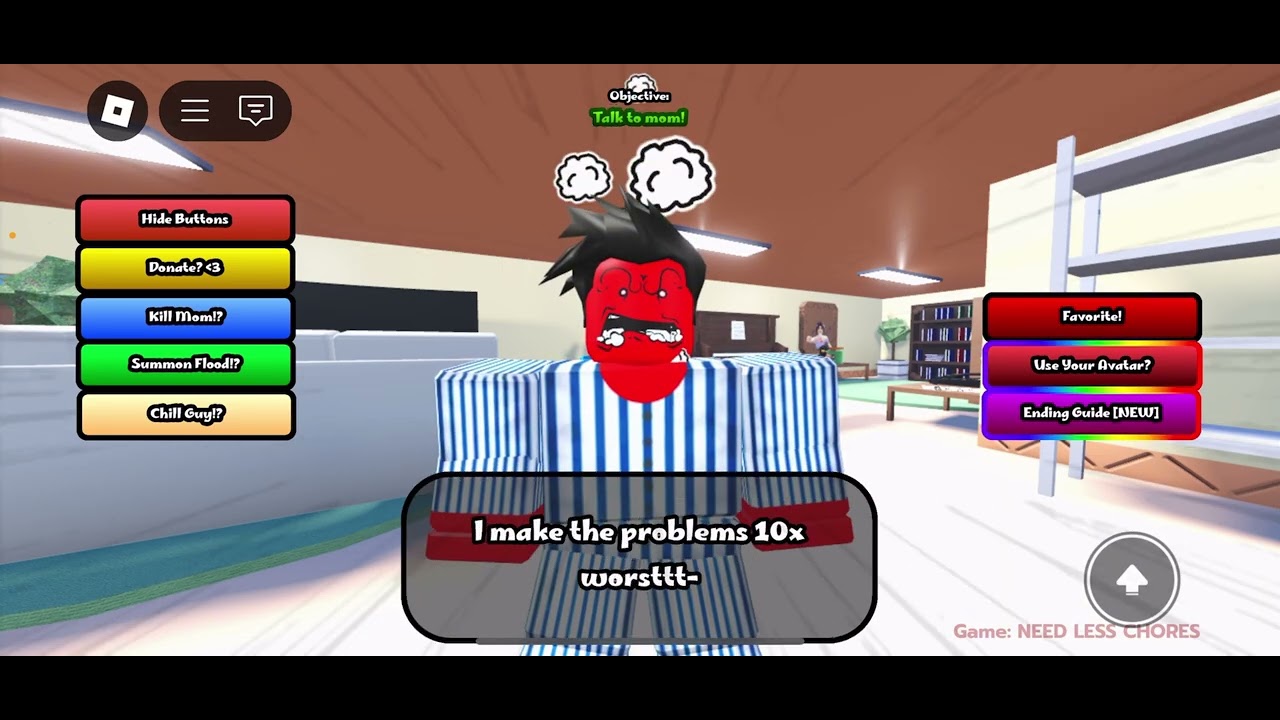 NEED LESS CHORES | Roblox - YouTube