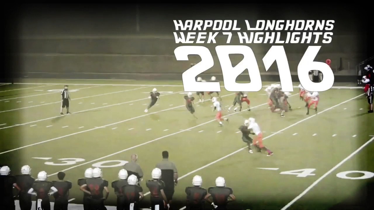 Harpool Longhorns Week 7 Highlights 2016 - YouTube