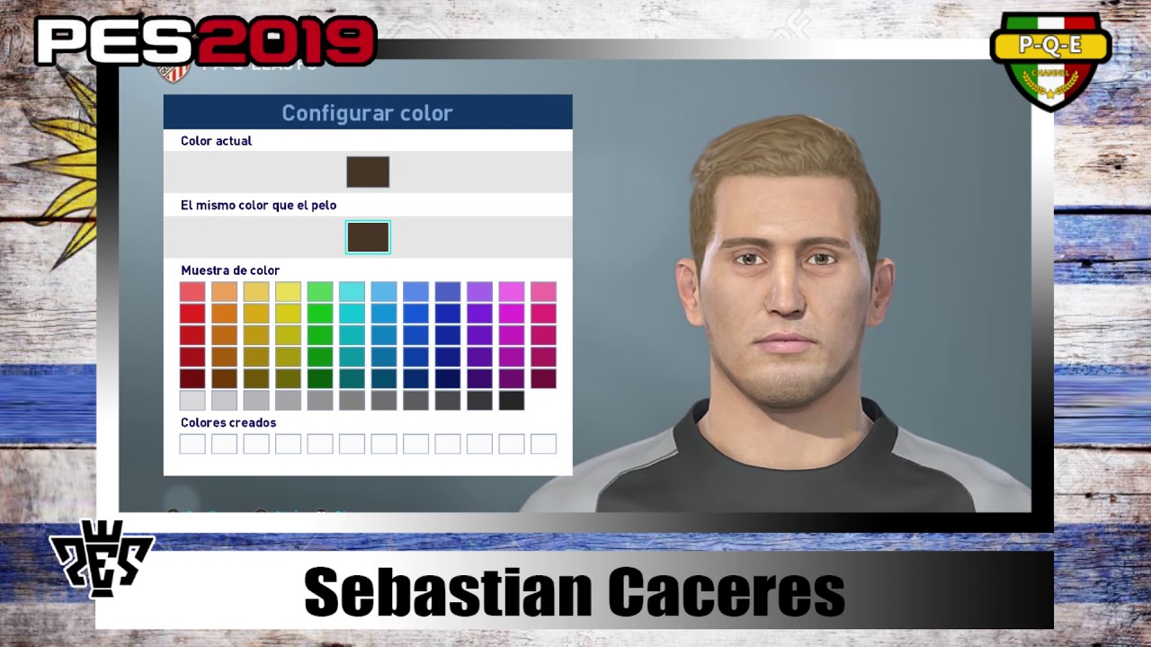 PES 2019 Libre Sebastian Caceres Apariencia y Habilidades - YouTube