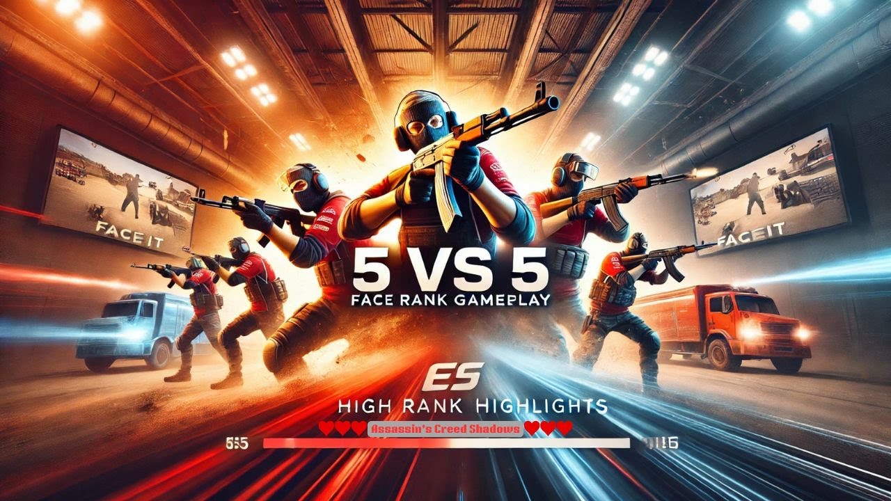 🔥 5 VS 5 Faceit Gameplay - High Rank Highlights | Intense CS2 ...