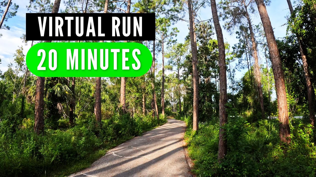 Virtual Trail Run - 20 Minute - Morning Gentle Run - For Treadmill ...