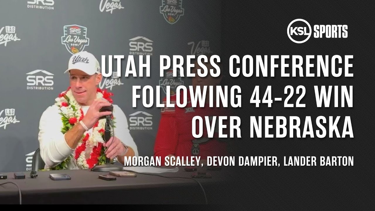 Utah Press Conference Following 44-2 Win Over Nebraska - YouTube