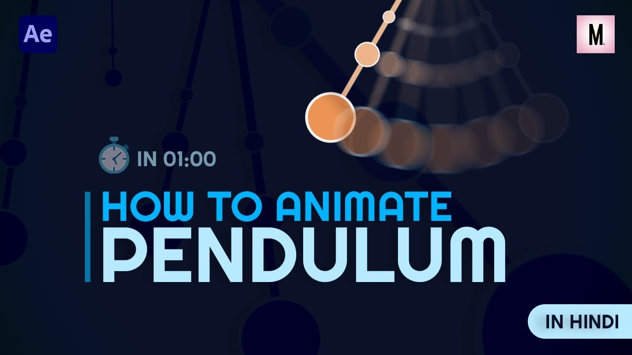How To Animate Pendulum in 1 Minute? | Lolak | After Effects Tutorial | In Hindi - YouTube