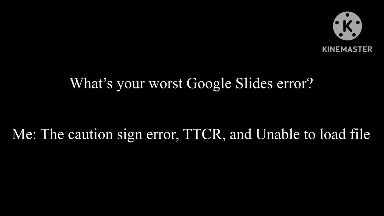What’s Your Worst Google Slides Error? - YouTube