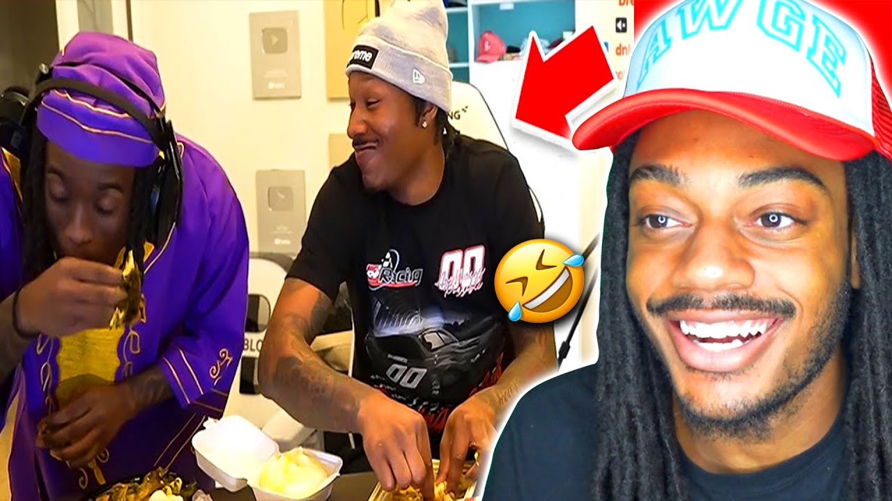 Duke Dennis Kai Cenat and Agent 00 Try African Food For The First Time ...